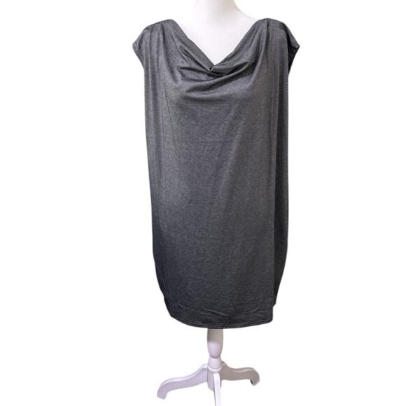 Bench | Dresses | Bench Womens Mini Dress Sheath Draped Neck Sleeveless ...